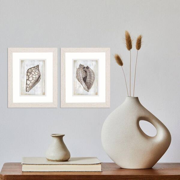 Paragon Robinson 2 Piece Framed Canvas Transfer Coastal Art Print 11 in ...