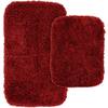 Garland Rug Jazz Chili Pepper Red 21 in. x 34 in. Washable Bathroom 2 ...