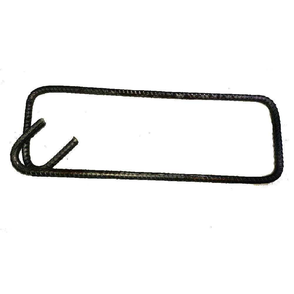 9 in. x 3-1/2 in. Rebar Rectangular Ring 100-200-18 - The Home Depot