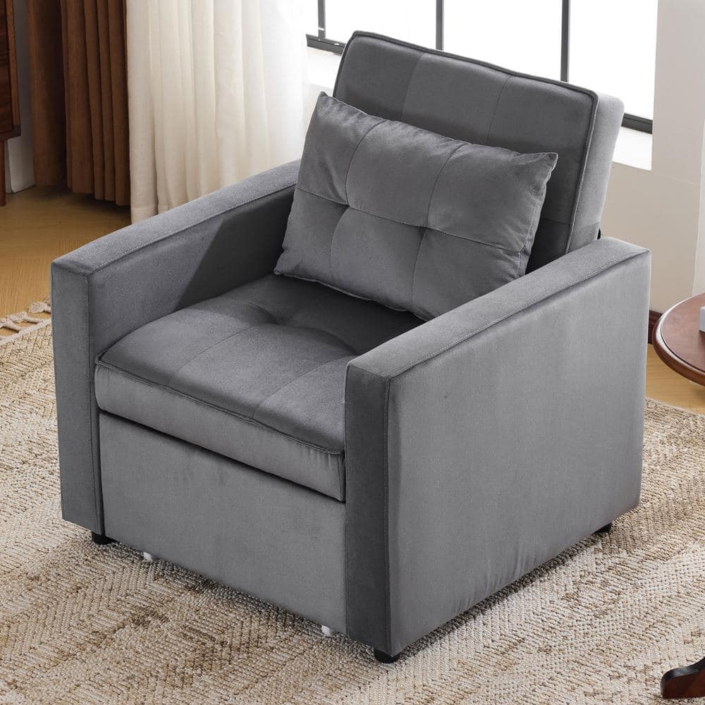 CHRISTOPHER KNIGHT HOME Elmwood 3 in 1 Modern Upholstered Velvet ...