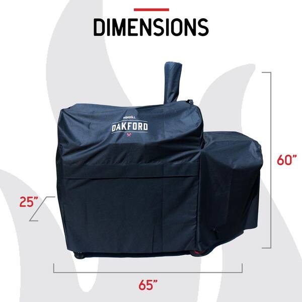 Nexgrill Oakford 1150 Reverse Flow Offset Smoker Grill Cover 700-0071 ...