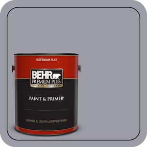 BEHR ULTRA 1 gal. #BNC-09 Heather Gray Extra Durable Satin Enamel ...