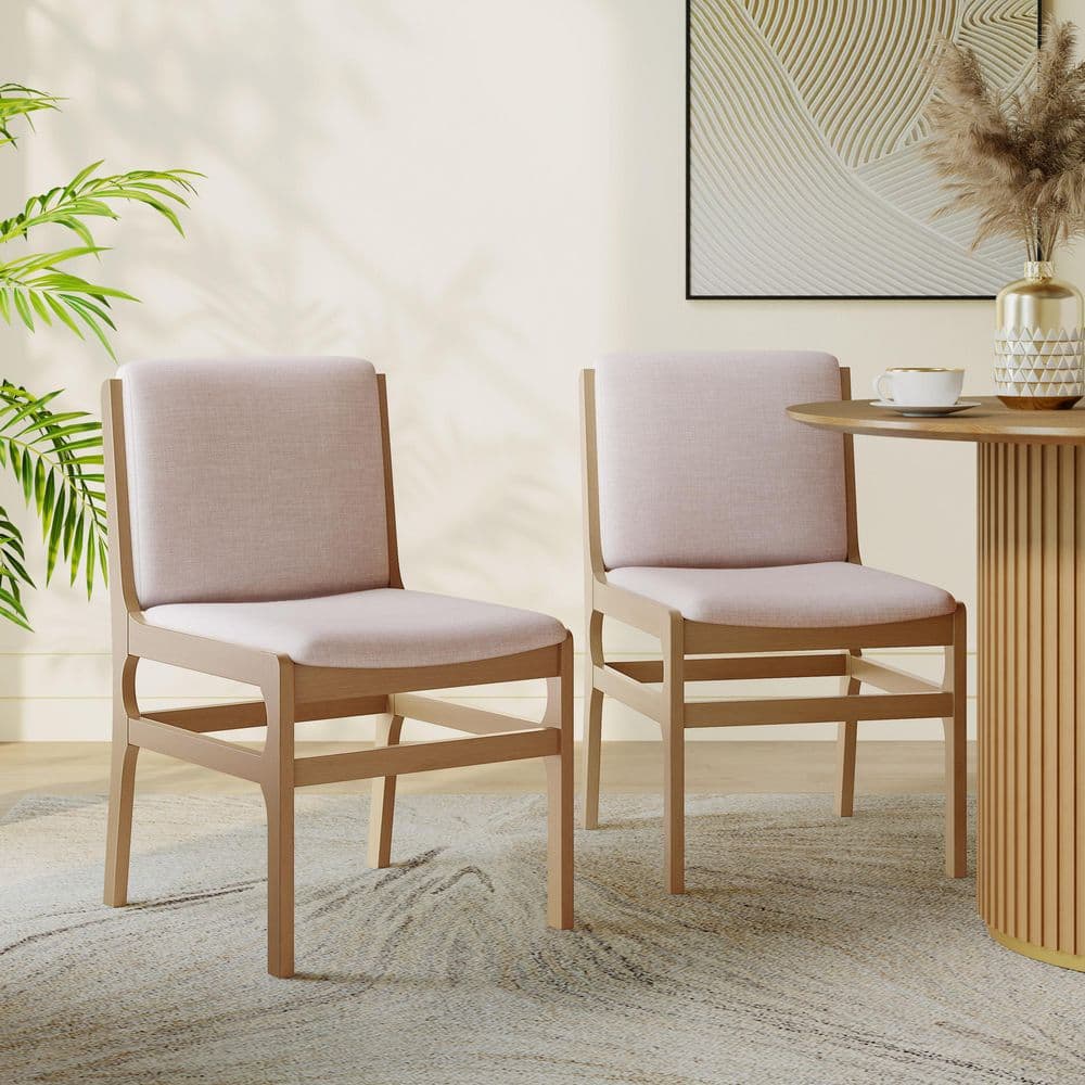 CHRISTOPHER KNIGHT HOME Juan Light Nutural and Beige Fabric Upholstered ...