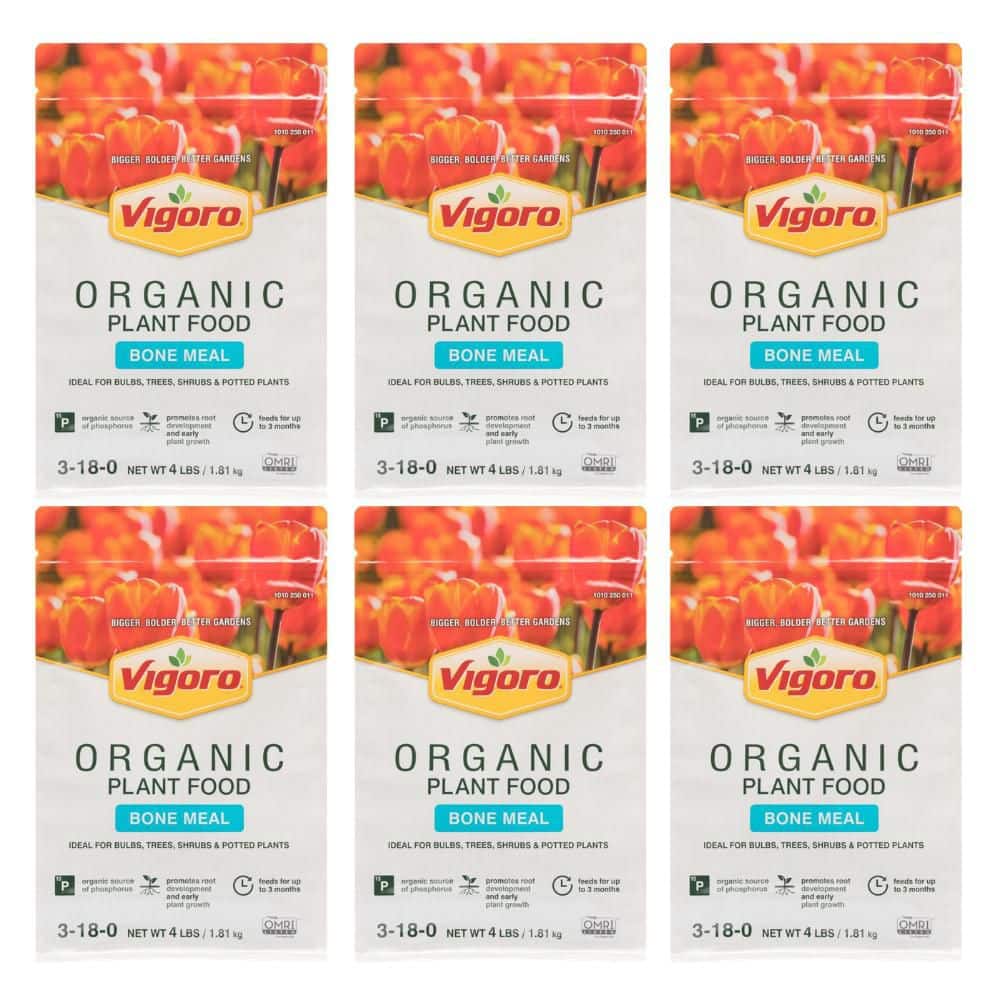 Vigoro 4 lb. Organic Bone Meal Plant Food 3-18-0 (6-Pack) P0005CS - The ...