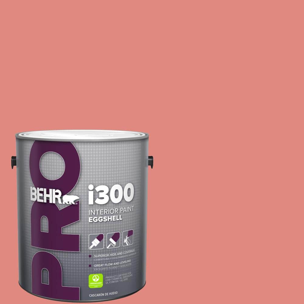 BEHR PRO 1 gal. #170D-5 Mellow Coral Eggshell Interior Paint PR33301 ...