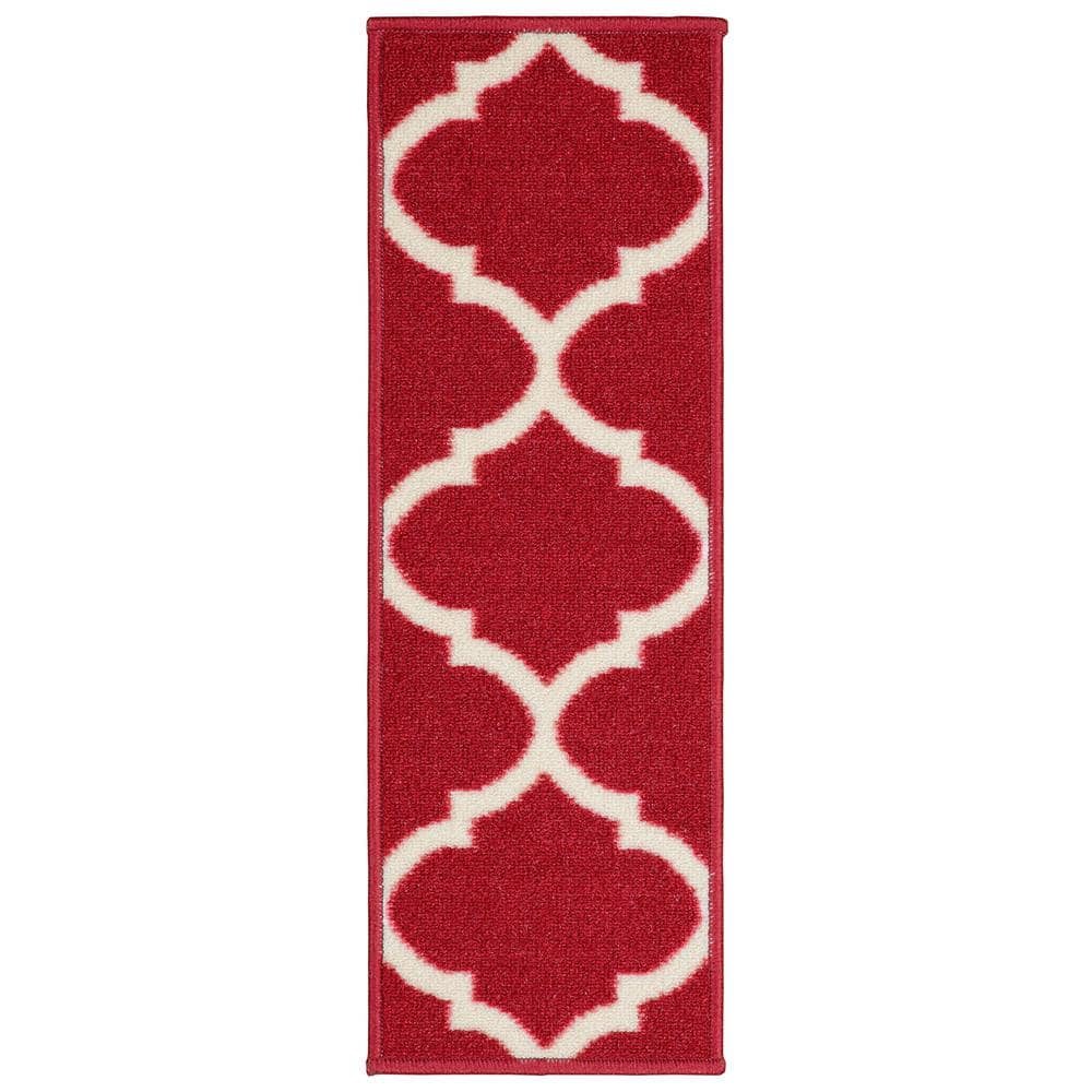 Ottomanson Ottohome Collection Non-Slip Rubberback Trellis Design 8.5 ...