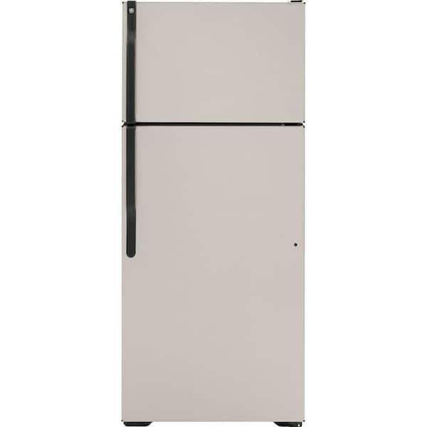 GE 18.1 cu. ft. Top Freezer Refrigerator in Silver Metallic GTJ18HCBSA ...