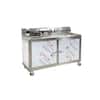 Elite Kitchen Supply 60 in. Freestanding Stainless Steel Commercial ...