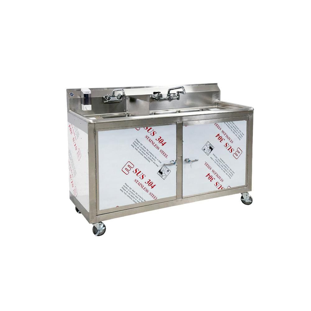 Elite Kitchen Supply 60 in. Freestanding Stainless Steel Commercial ...