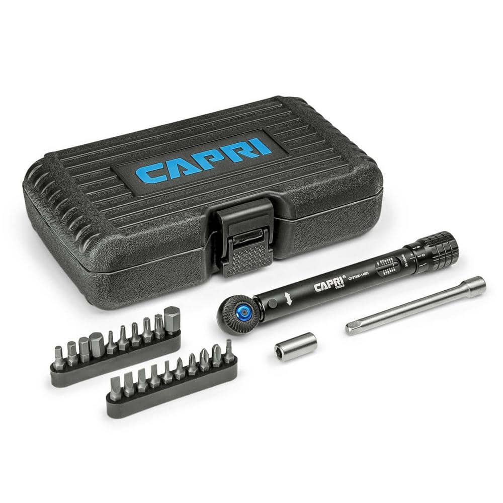Capri Tools 1/4 in. Drive 30 to 140 in. lbs. Mini Torque Wrench Set ...