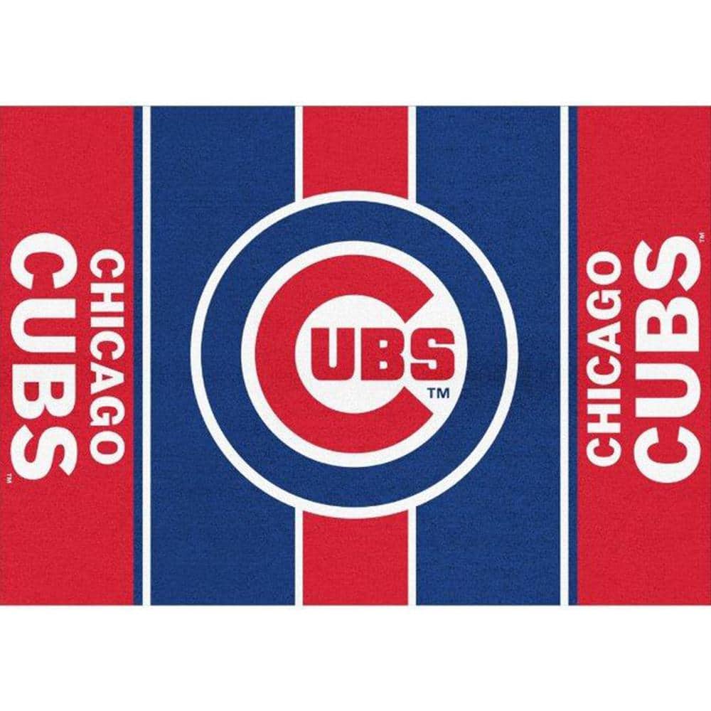 IMPERIAL Chicago Cubs 4 ft. by 6 ft. Victory Area Rug IMP 541-2005 ...