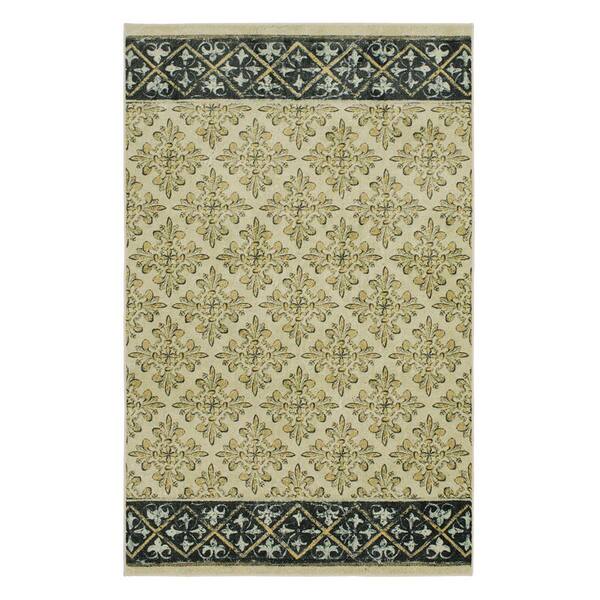 Mohawk Home Regal Fleur Beige 5 ft. x 8 ft. Area Rug 046789 - The Home ...