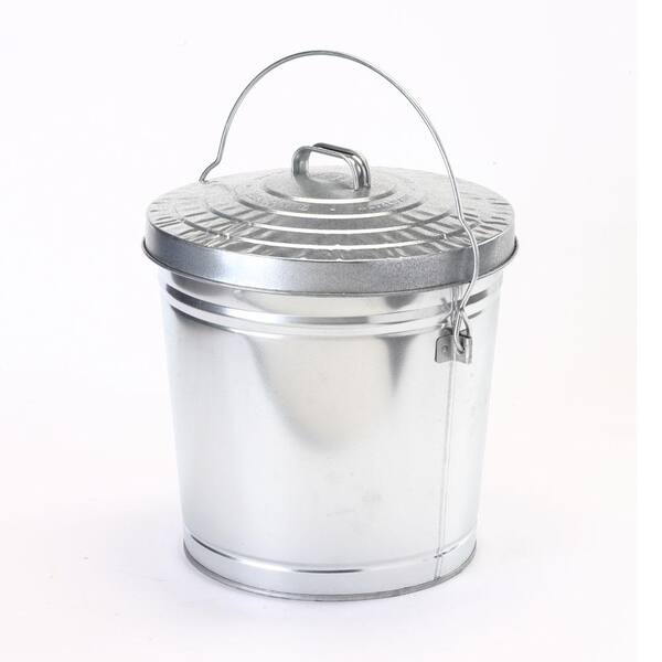 BIRDS choice Galvanized Steel Locking Lid Seed Can with Lid-10 Gal ...