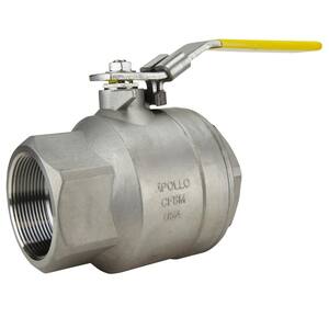 Apollo 3 in. Stainless Steel FNPT x FNPT Full-Port Ball Valve 76F10001A