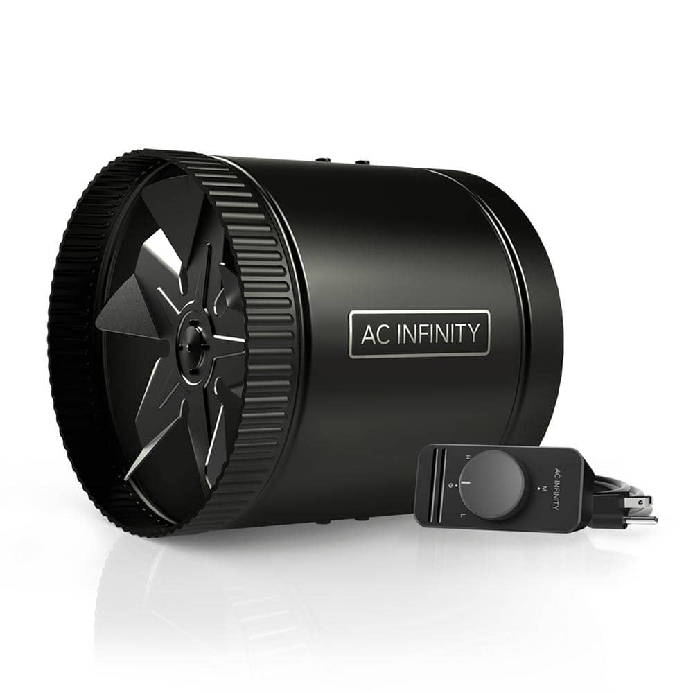AC Infinity RAXIAL S8 Quiet 8 in. In-Line Duct Fan with Speed ...