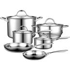 Cooks Standard Classic 12 qt. Stainless Steel Stock Pot with Lid 02520
