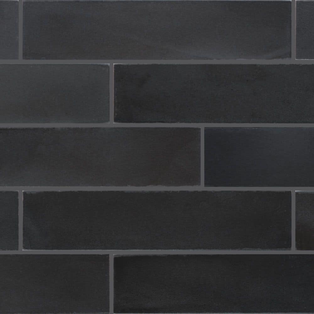 Daltile Indoterra Volcanic Ash 2 in. x 9 in. Matte Porcelain Concrete ...