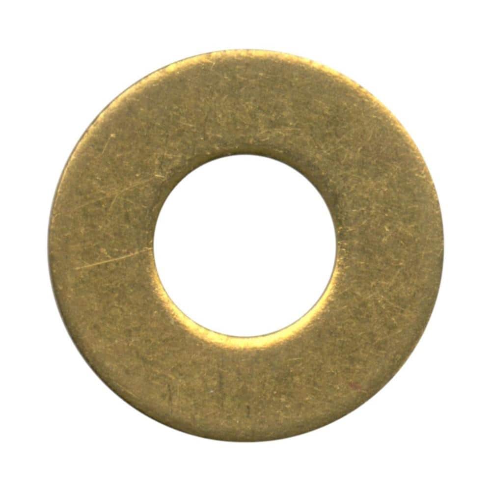 Everbilt #8S Brass Flat Washers (12-Pack) 19991 - The Home Depot