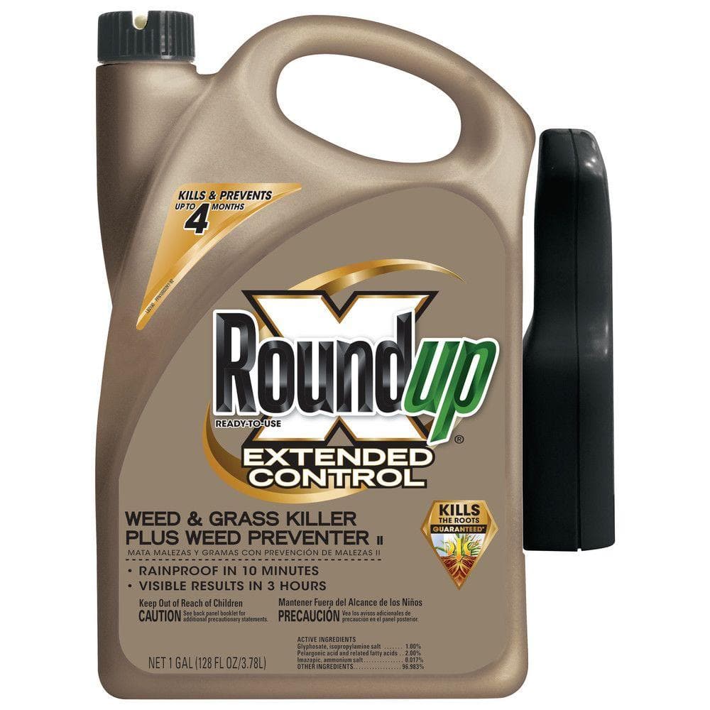 Roundup Ready-to-Use 1 Gal. Extended Control Weed and Grass Killer Plus ...