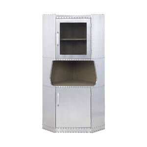 Acme Furniture Brancaster Aluminum Desk 92025 - The Home Depot