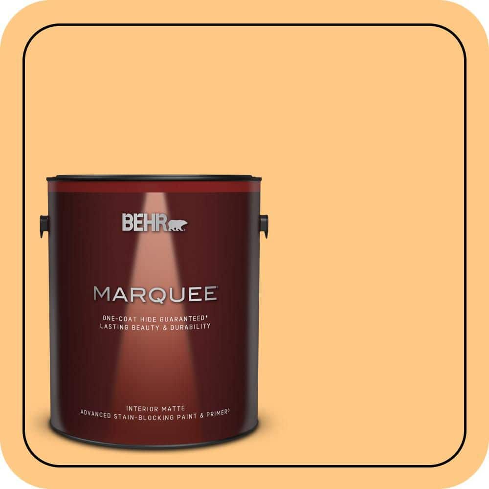 BEHR MARQUEE 1 gal. #290B-5 Torchlight Matte Interior Paint & Primer ...