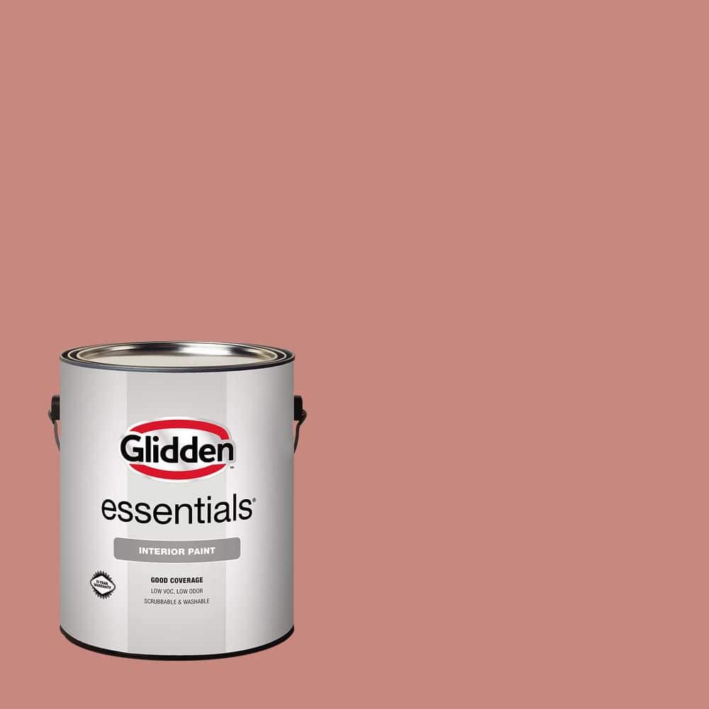 Glidden Essentials 1 gal. PPG1058-5 Sunstone Flat/Matte Interior Paint ...