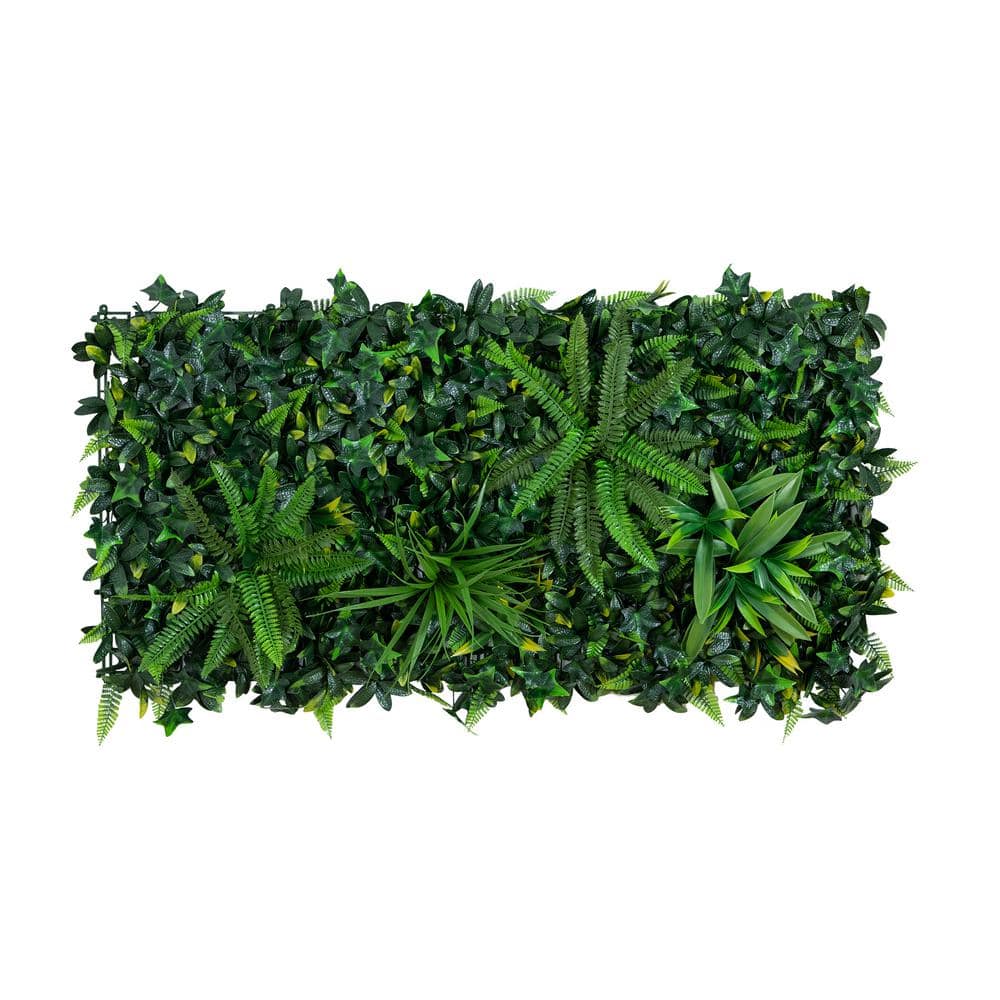 Nearly Natural 20 in. x 40 in. UV Resistant Andean Cloud Forest ...