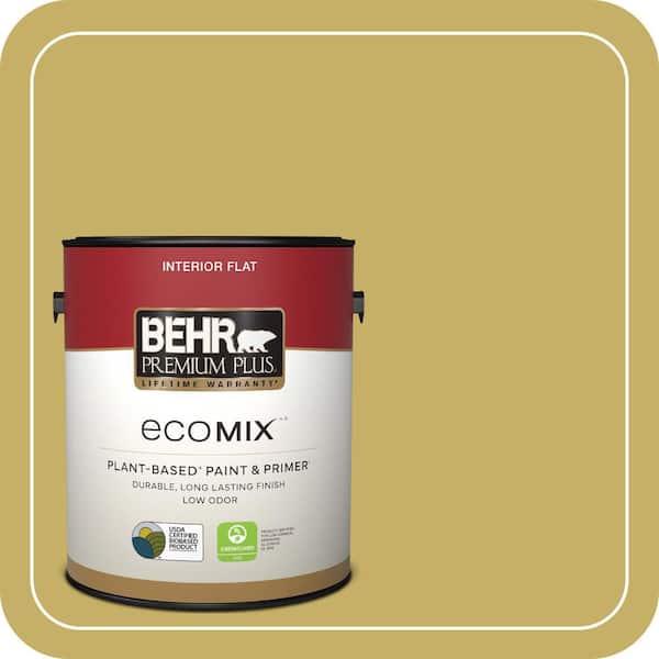 BEHR PREMIUM PLUS 1 gal. #BIC-41 Champagne Grape Flat EcoMix Plant ...