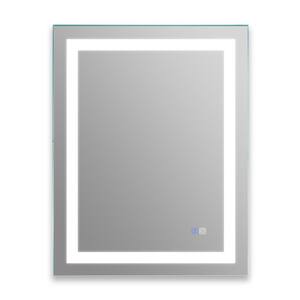 32 in. W x 24 in. H Rectangular Framed Wall Bathroom Vanity Mirror in ...