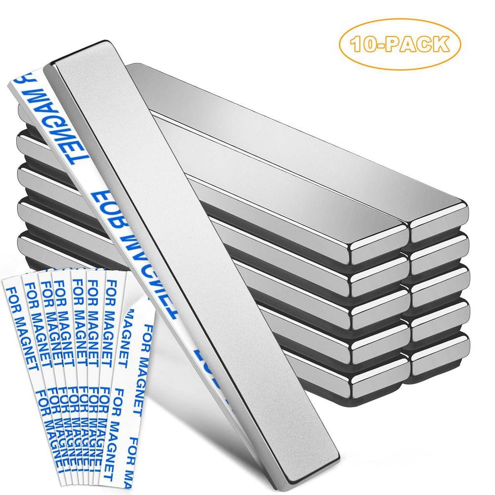 MYWISH 10-Pack Strong Neodymium Bar Magnets SF-MYCT0010 - The Home Depot