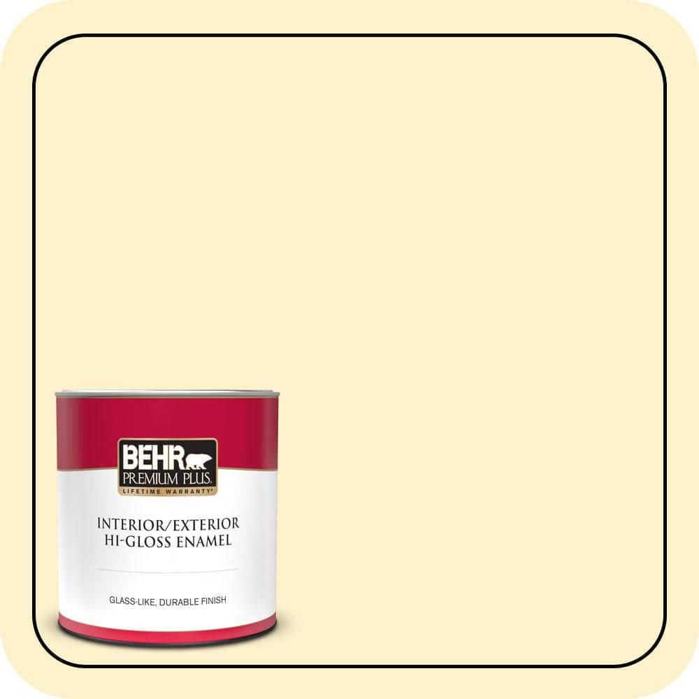 BEHR PREMIUM PLUS 1 qt. #390A-3 Twinkle Hi-Gloss Enamel Interior ...