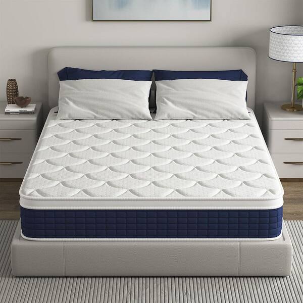 Susalt Full Medium Memory Foam 12 in. Bed-in-a-Box Hybrid Mattress Set ...
