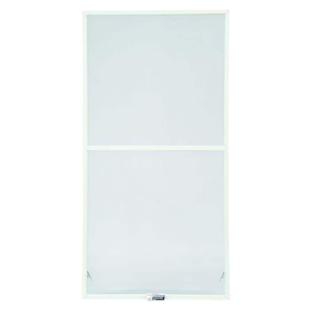 Andersen 25-5/32 in. x 33-3/8 in. 200 Series White Aluminum Double-Hung ...