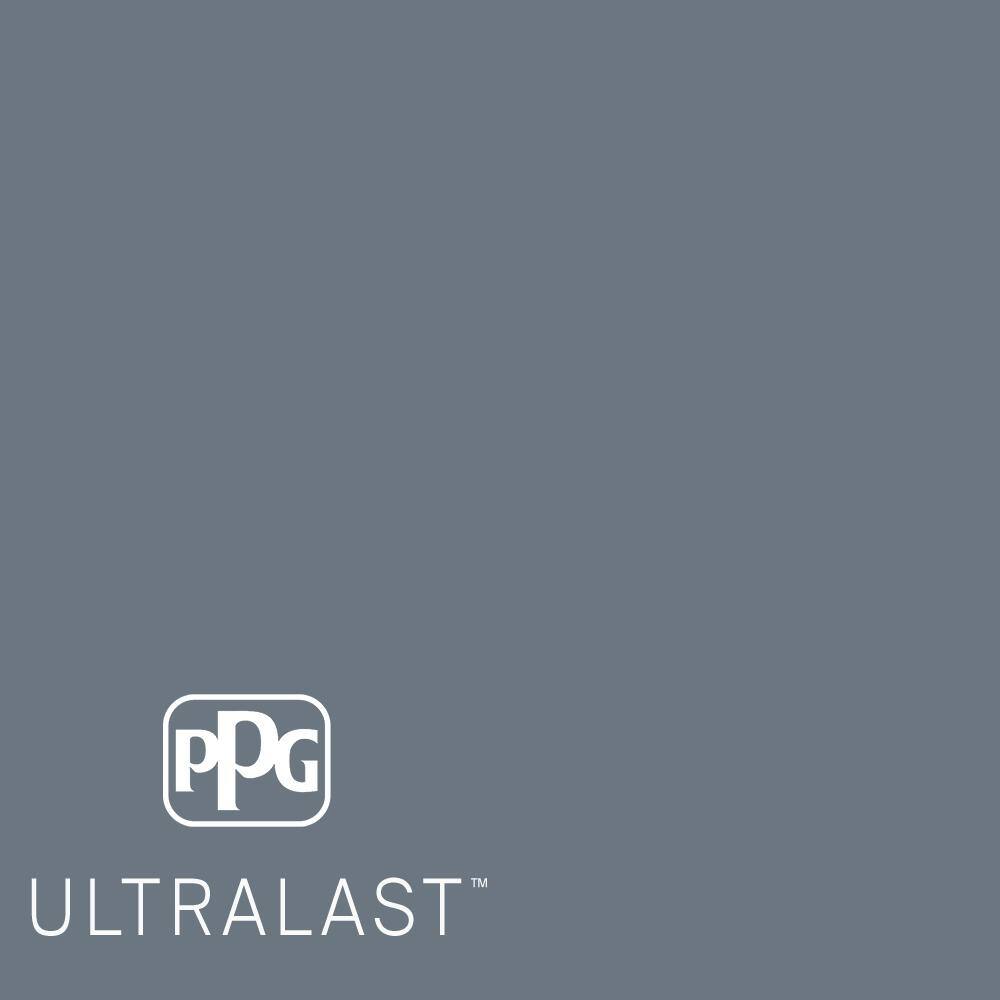 PPG UltraLast 5 gal. #PPG1041-6 Sheffield Gray Semi-Gloss Interior ...
