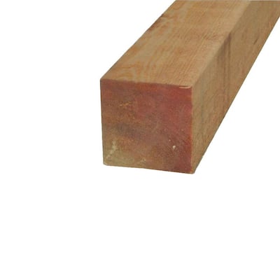 4 in - 4 in - 8 ft - Timber - Lumber & Composites - The Home Depot