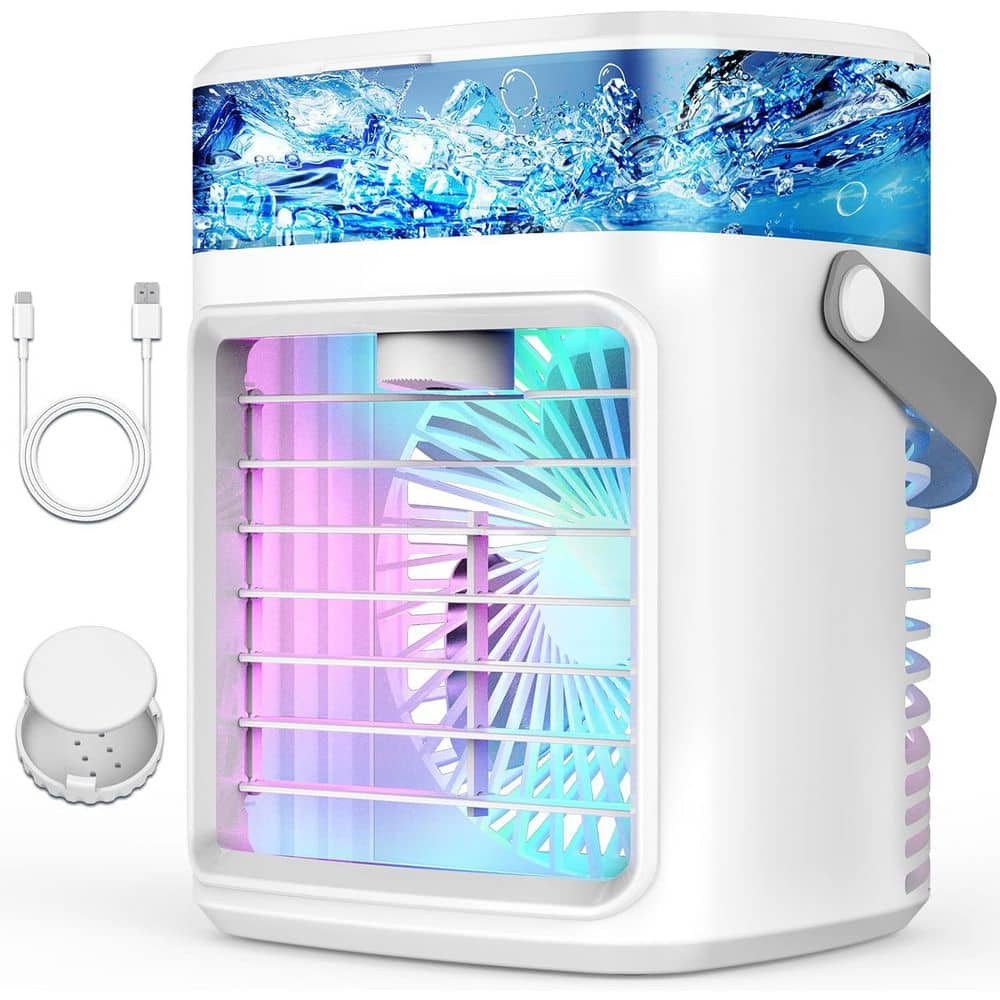 Reviews for Adrinfly 2-4 Hours Timer 3-Speed Portable AC Fast Cooling ...