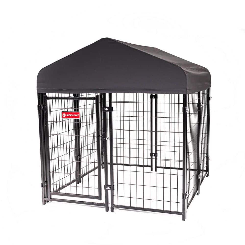 Reviews for Lucky Dog Stay Series Studio Jr. 4 x 4 x 4 ft. Black Powder ...