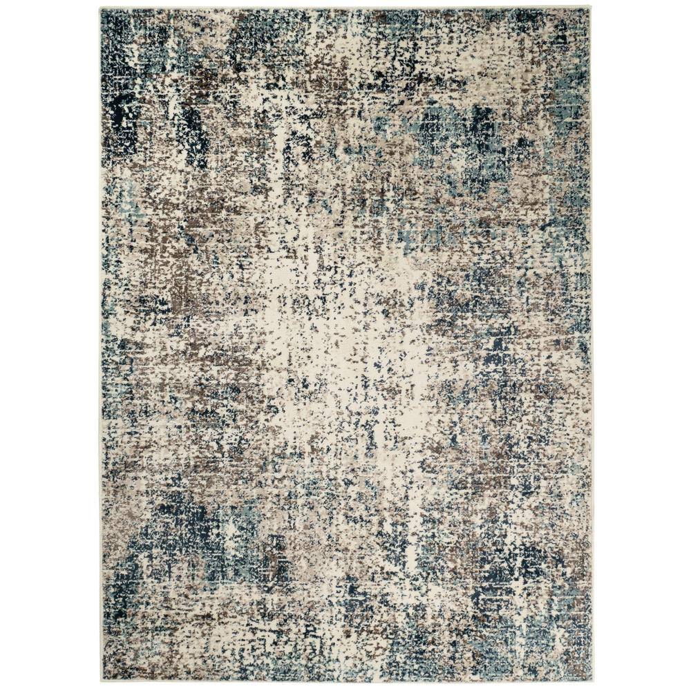 Amer Rugs Allure 6 ft. X 8 ft. Blue Abstract Area Rug ALU125176 - The ...