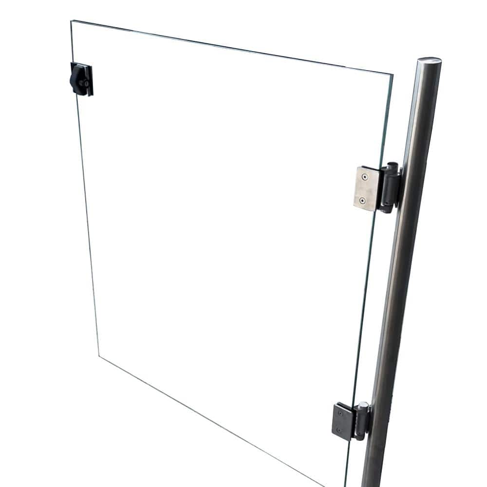ClearView GLASS RAILINGS CVGR 36 in. x 39 in. Hercules Glass Complete ...