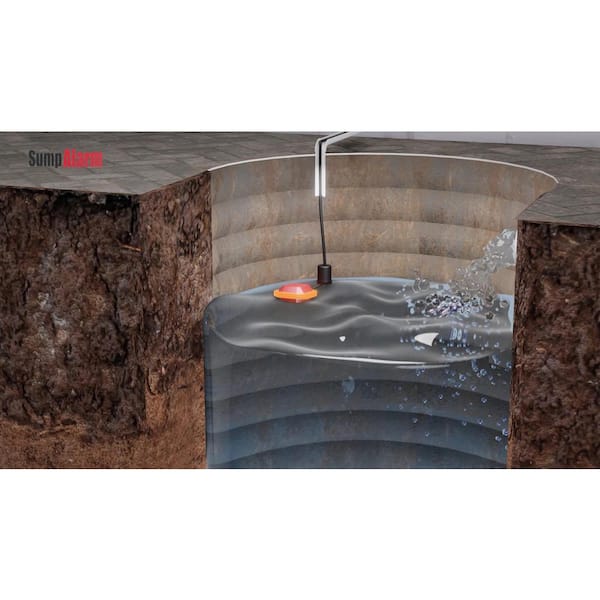 SumpAlarm Wireless (Wi-Fi) In/Outdoor Sump Pump or Septic Tank Monitor ...