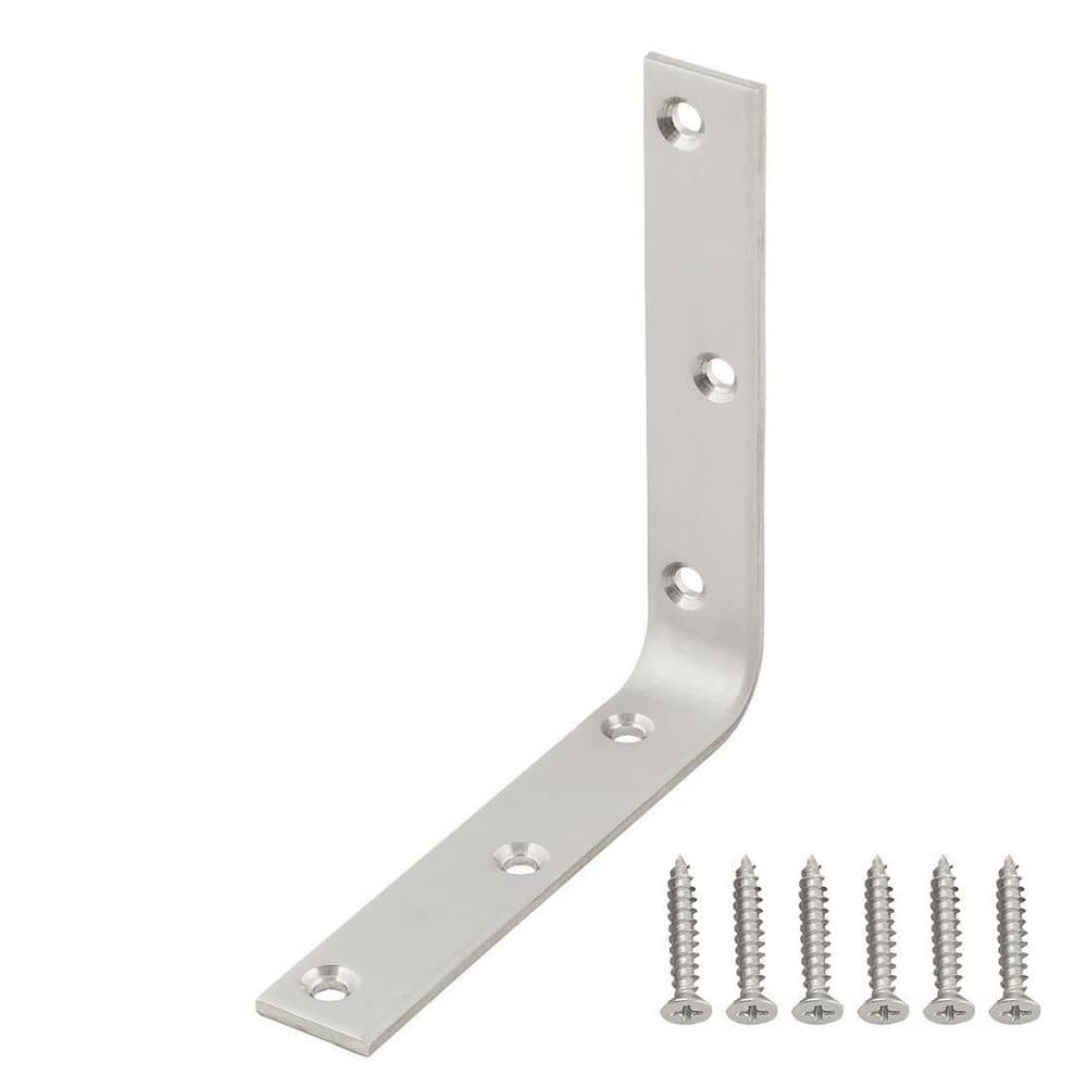 Everbilt 6 in. Galvanized Corner Brace 33646 - The Home Depot