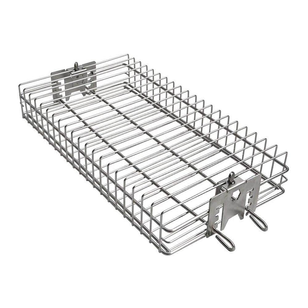 onlyfire Stainless Steel Rolling Grill Rotisserie Basket and Veggie ...