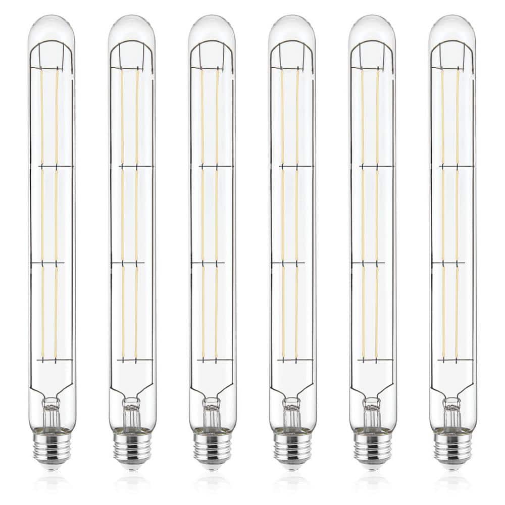 LUXRITE 60W Equivalent, Vintage T9 Long Tube LED Light Bulbs, 5000K ...
