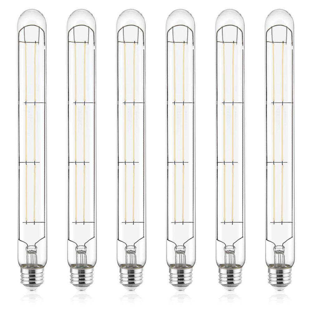 LUXRITE 60W Equivalent, Vintage T9 Long Tube LED Light Bulbs, 5000K ...