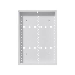 Leviton 14 in. Structured Media Enclosure and Flush Mount Cover, White ...