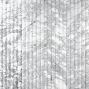 Jeffrey Court Crystal White Fluted 6 in. x 24 in. Honed Marble Wall ...