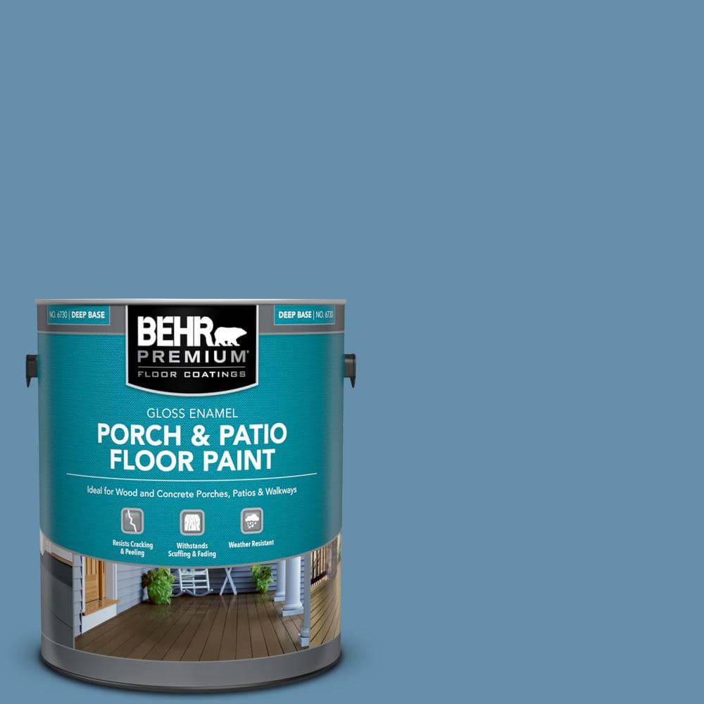 BEHR PREMIUM 1 gal. #S500-5 Treasure Map Gloss Enamel Interior/Exterior ...