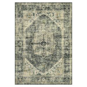 Garvee Coffee 9x12 Vintage Persian Style Area Rug Faux Cashmere ...