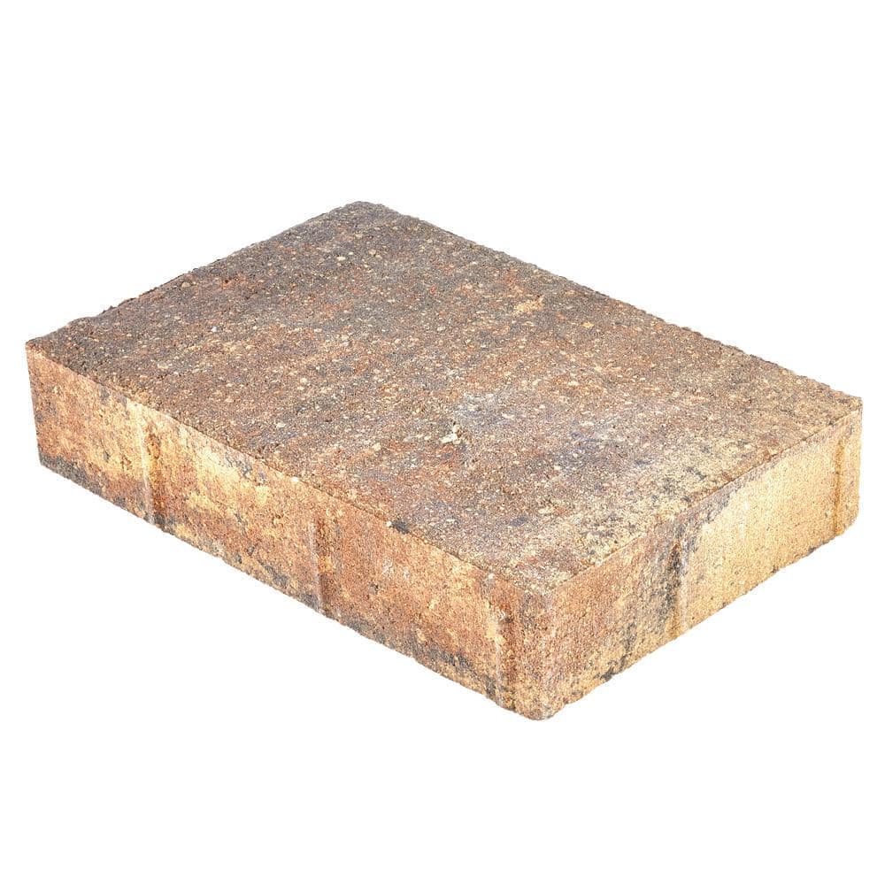 Pavestone Milano Large 11.75 in. x 7.75 in. x 1.25 in. River Blend ...