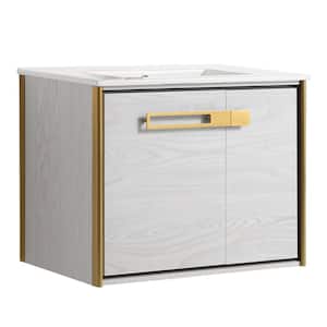 FINE FIXTURES Oakville 48 in. W x 18 in. D x 23.25 in. H Wall Mounted ...